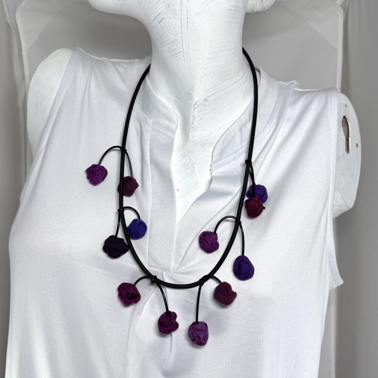 Dangle Cherry Necklace – Ficklesticks Fabric Jewels