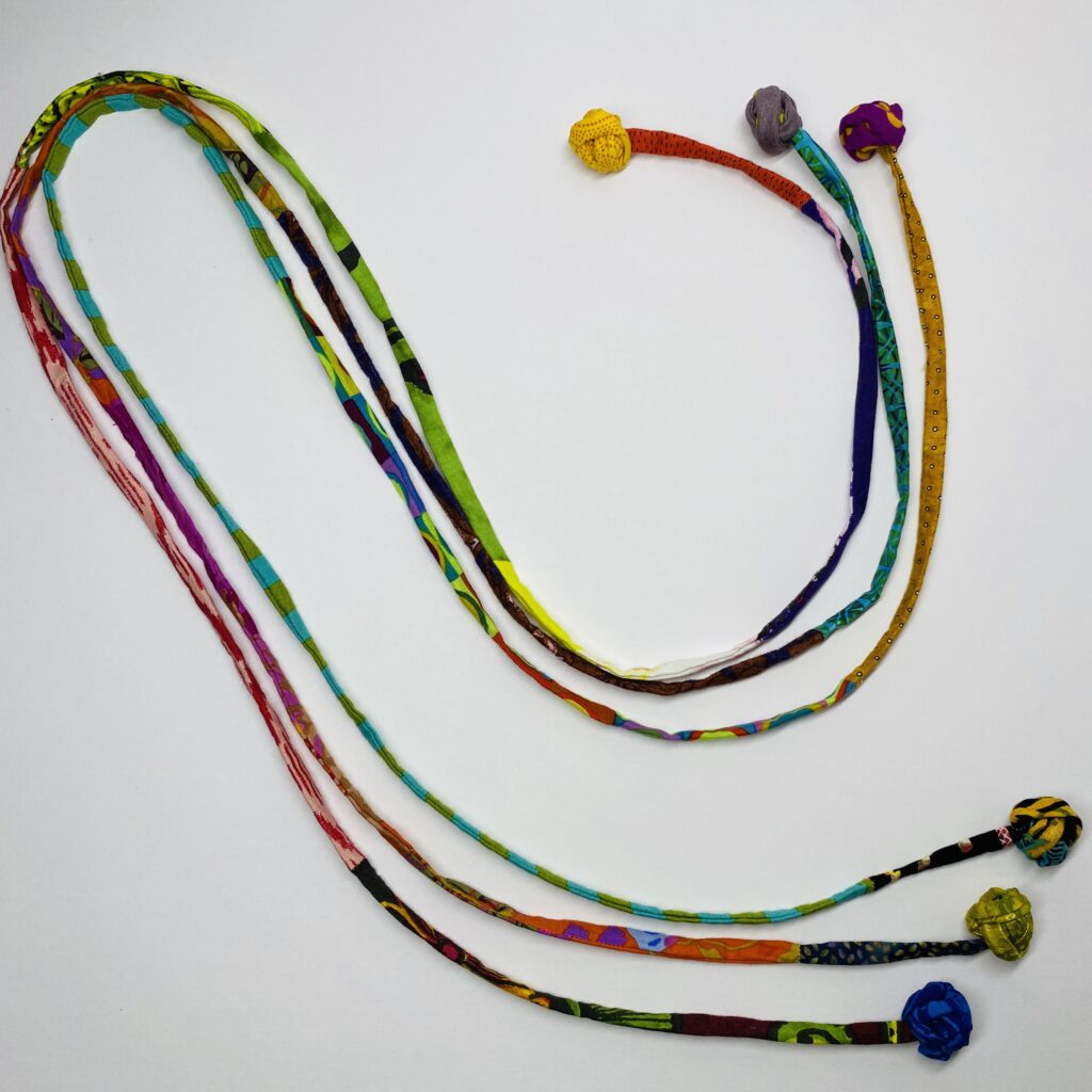 Cherry Strings (Set of 3) - Ficklesticks Fabric Jewels