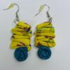 Zig Zag Earrings ~ Ficklesticks Fabric Jewels