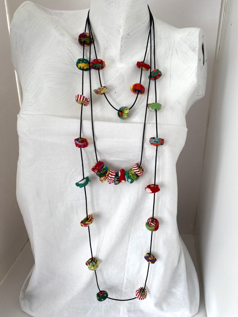 Millefiori Earrings – Ficklesticks Fabric Jewels